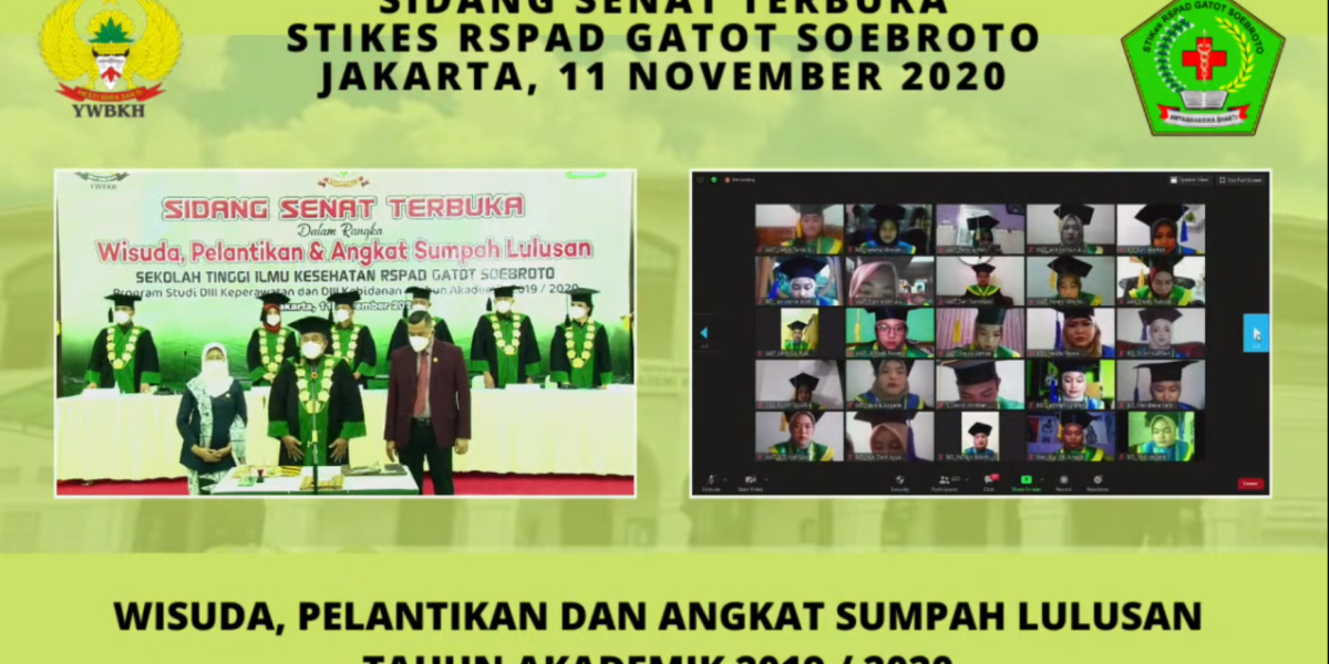 STIKes RSPAD Gelar Wisuda Online Untuk Pertama kalinya – STIKes RSPAD ...